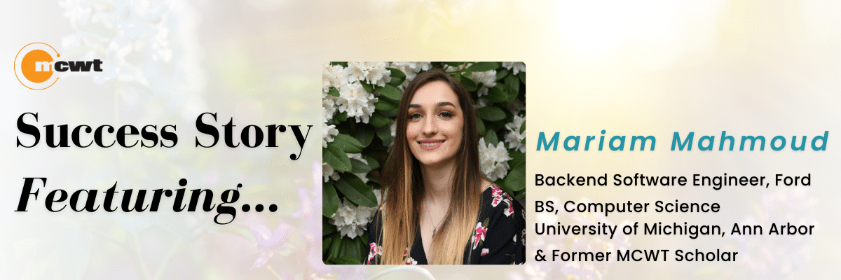 MCWT Scholar Shares Her Success Journey with Mentor Match - MCWT